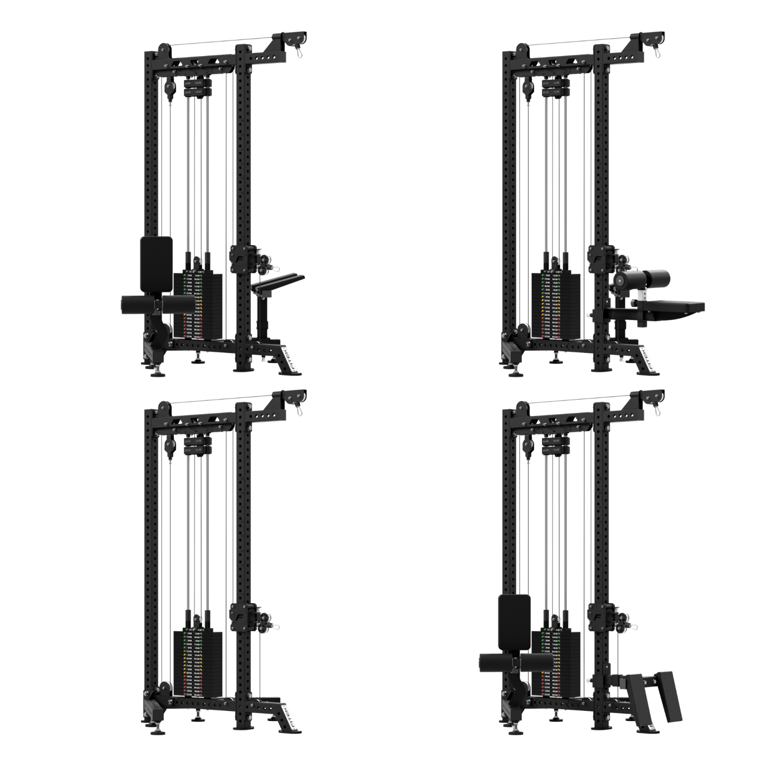 FITEK Compact Corner Cable Machine Station (142.5kg Stack)
