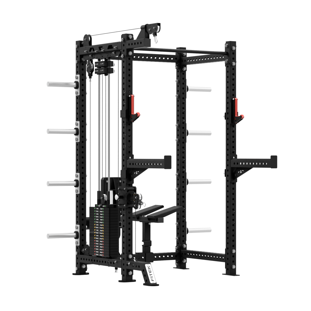 FITEK CR1100 Lite | Compact Power Rack & Cable Machine